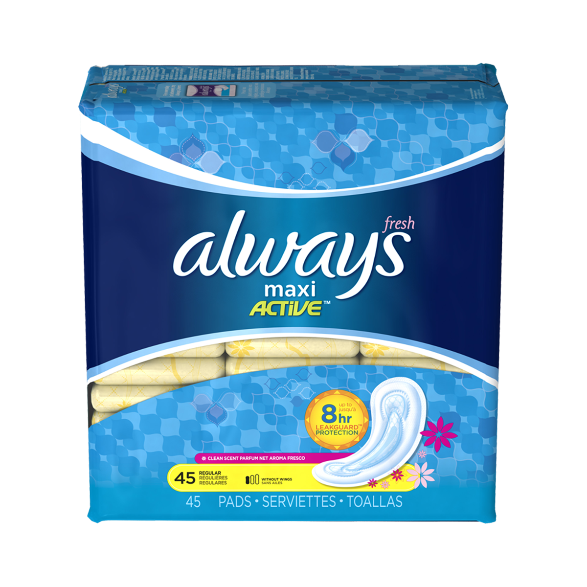 Beta – Always Maxi No Wings Scented Box – BoxBox | Period Subscription Box