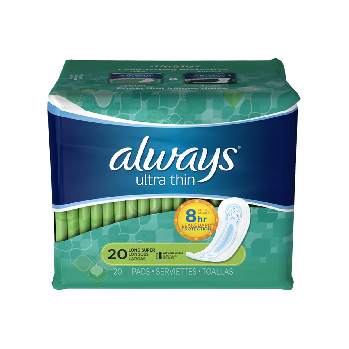 Playtex Sport Pads Long with Wings – BoxBox | Period Subscription Box