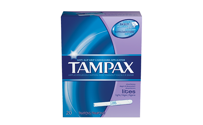 Tampax Cardboard – Lite – BoxBox | Period Subscription Box